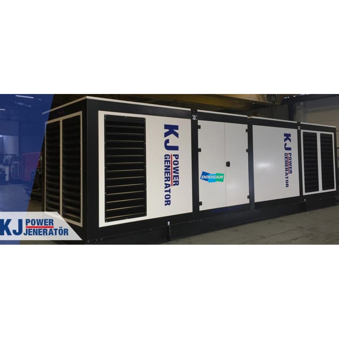 KJ POWER DOOSAN KJDD 1000 KVA OTOMATİK KABİNLİ DİZEL JENERATÖR